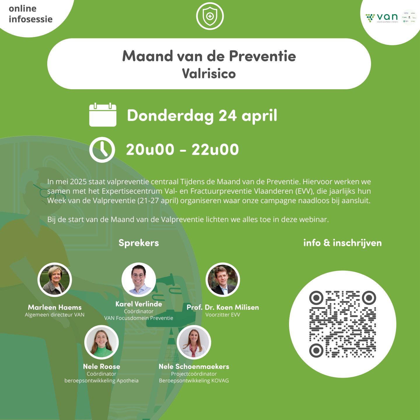 Maand van de preventie: Valrisico - webinar | Vlaams Apothekers Netwerk